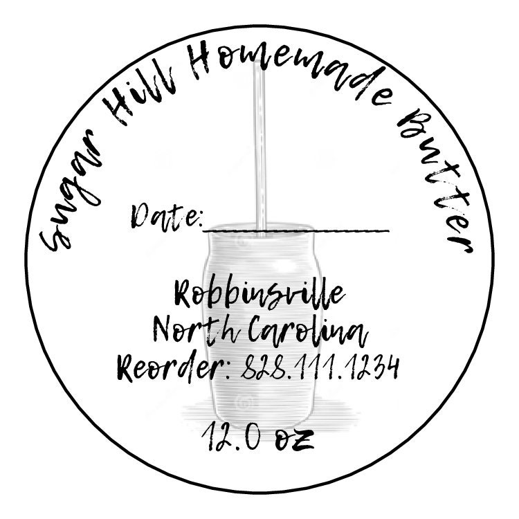 Fresh Butter Labels Butter Stickers homemade Butter Farm | Etsy UK