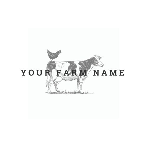 Farm Design Digital Templates Farm Product Label Custom Design Custom ...