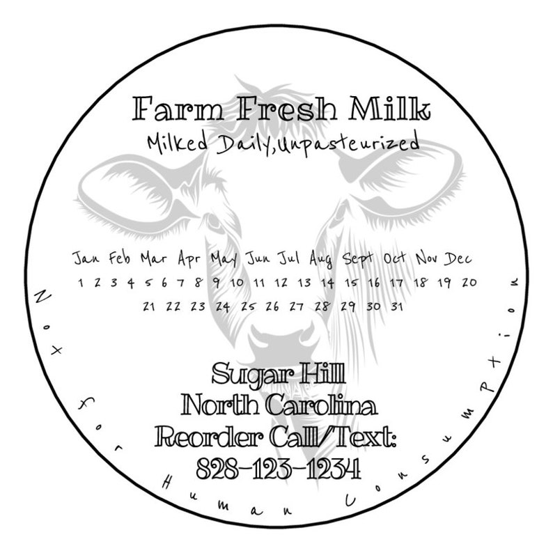 Printed Farm Labels Egg Labels Farm Labels Milk Labels - Etsy