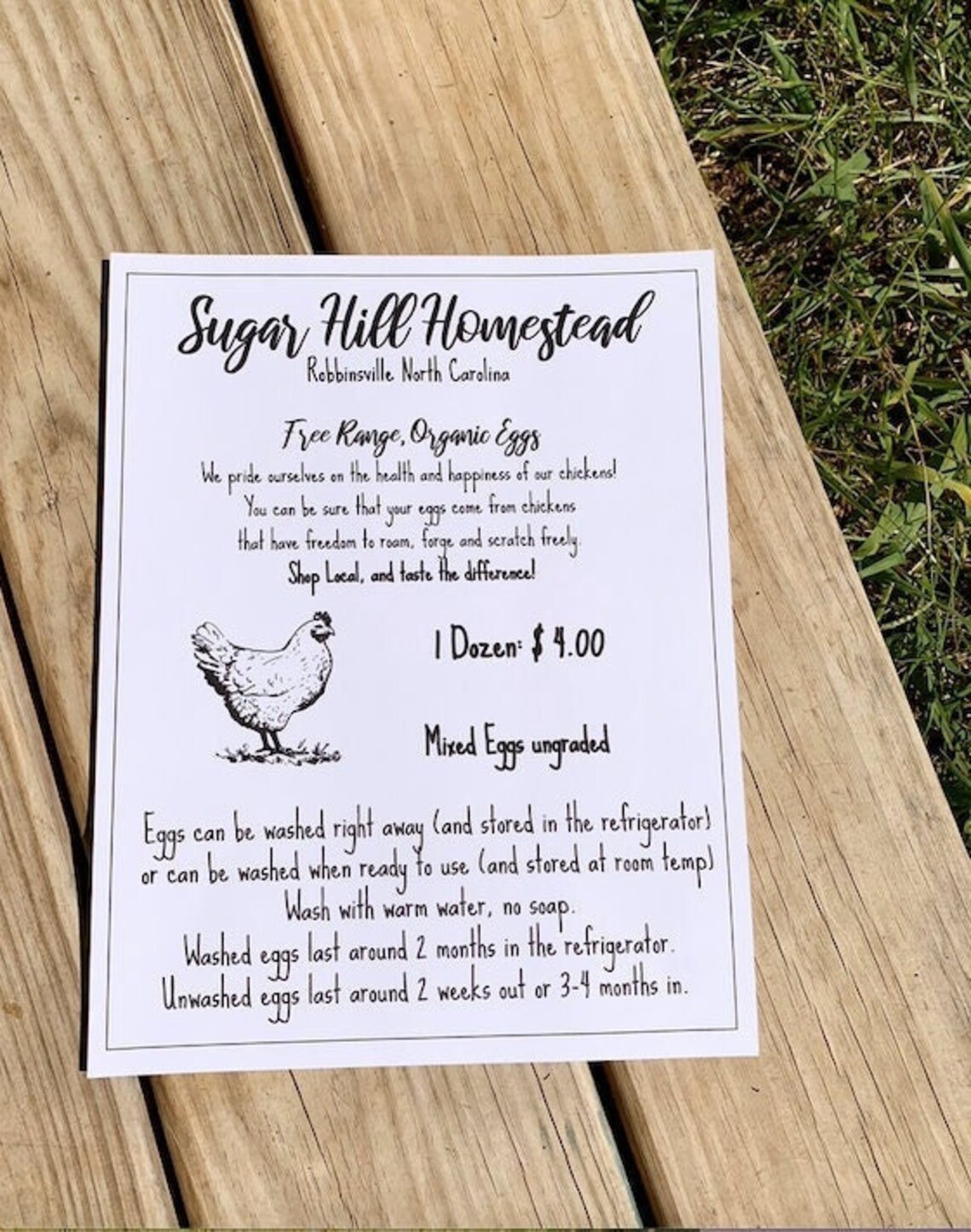 Market Signs Booth Display Sign Digital Market Sign Egg Labels Booth ...