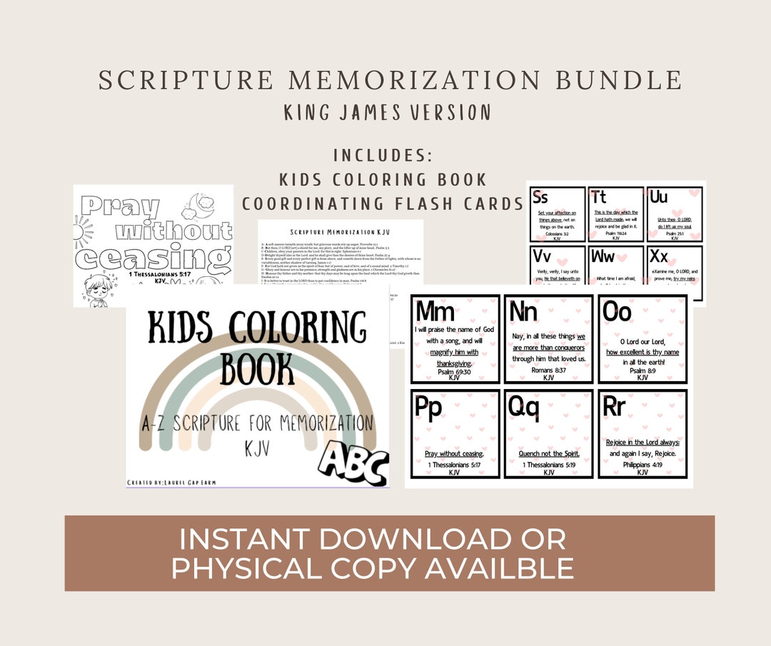 Bible Verse Coloring Book, Faith Based Coloring Book, Christian ...