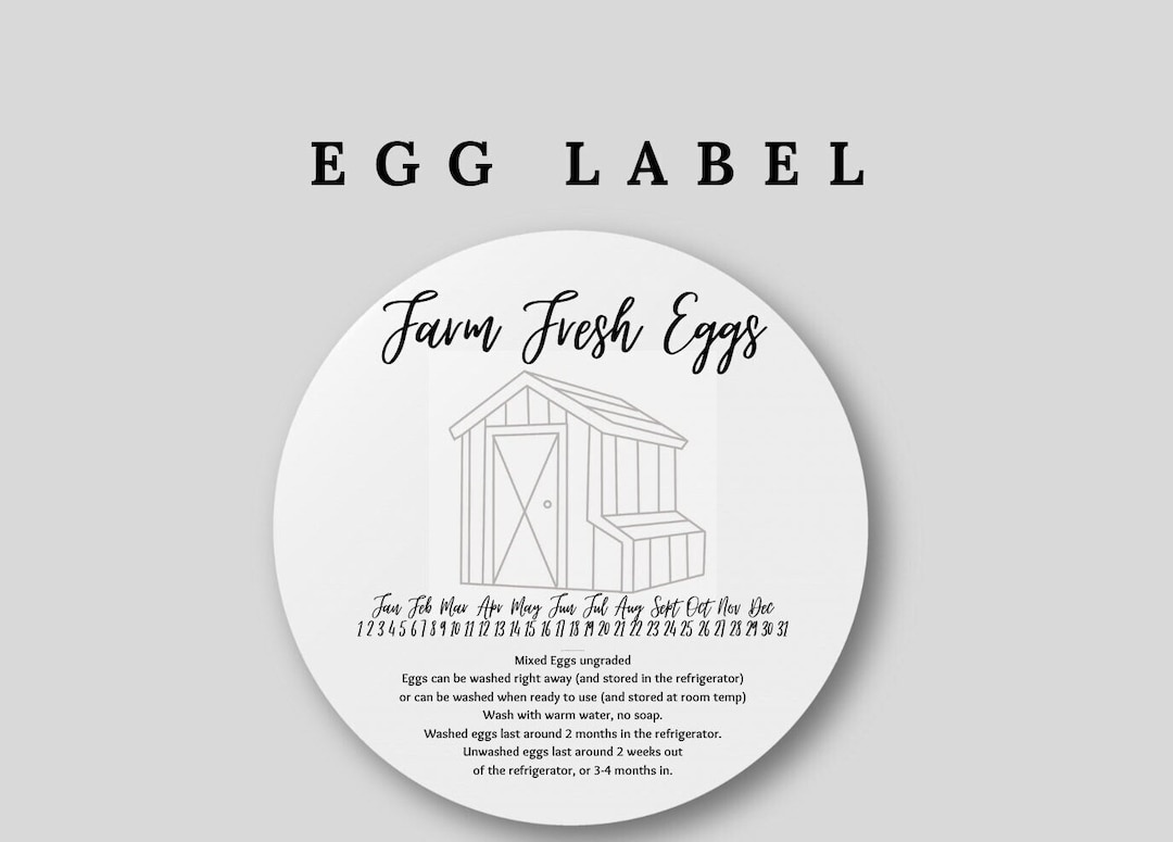 Farm Labels Printable Round Farm Label Farm Product Label Farm ...