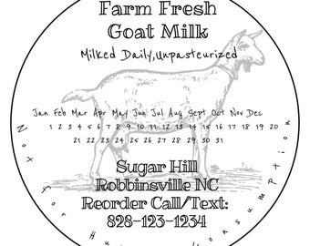 Fresh Milk Sticker - Etsy