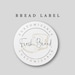 Homemade Bread Label Fresh Bread Bread Loaf Labels Bread Labels Digital ...