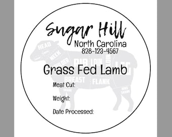 Sheep Lamb Tags Round Paper Gift Tags Set of 10 - Etsy