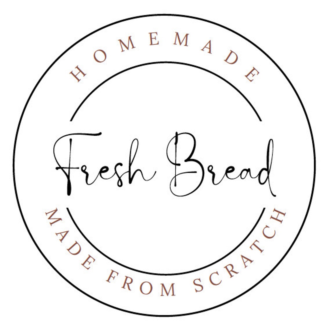 Homemade Bread Label - Fresh Bread - Bread - Loaf Labels - Bread Labels ...