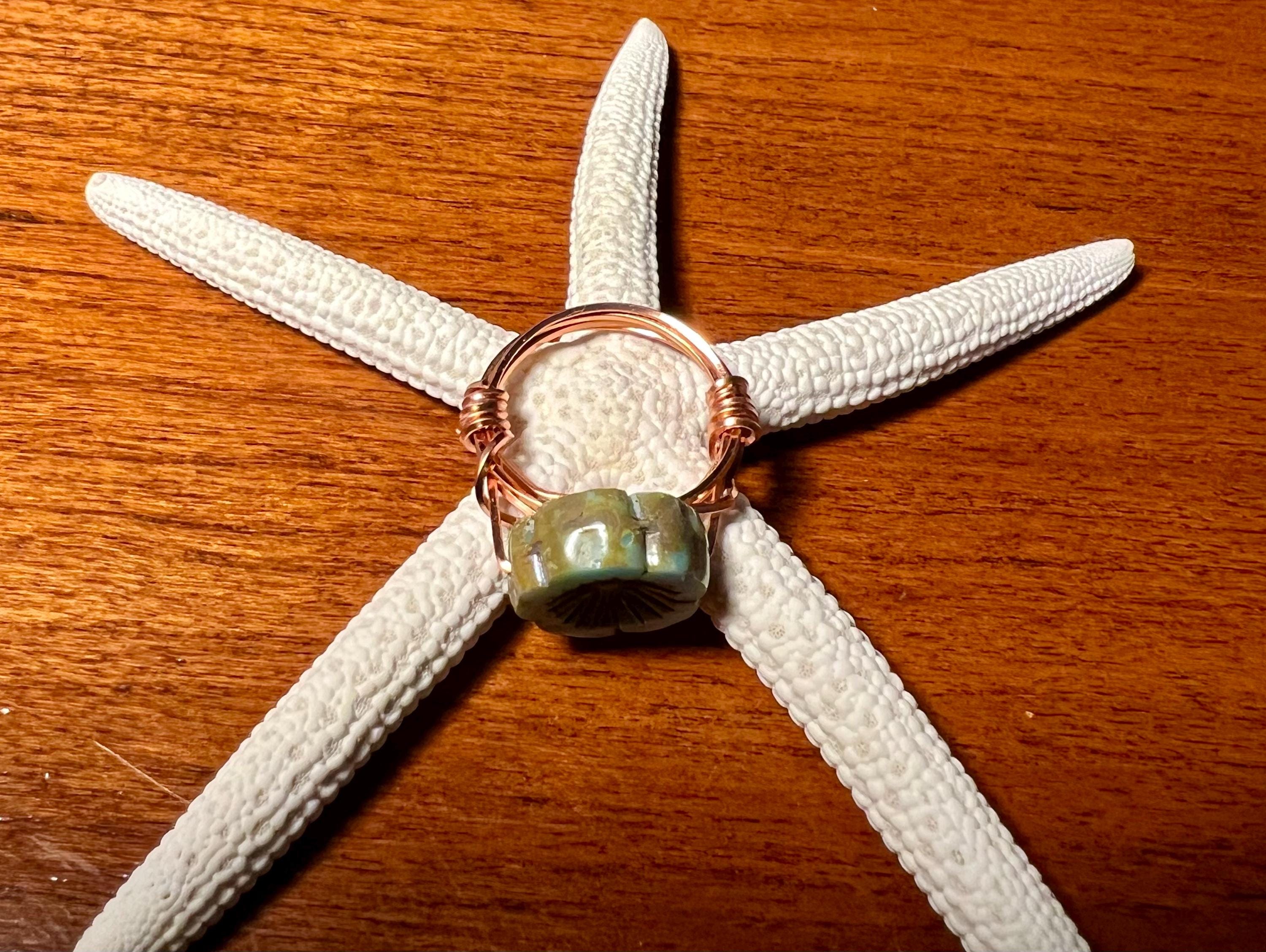 Ceramic Flower Ring - Etsy