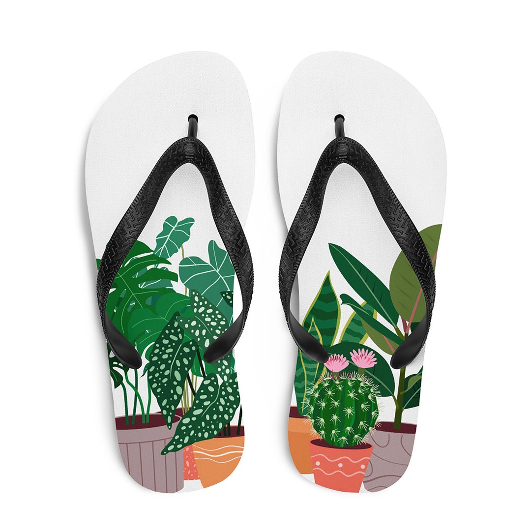 Plant Lover Flip Flops / Plant Mama Flip Flops / Plant Daddy Flip Flops ...