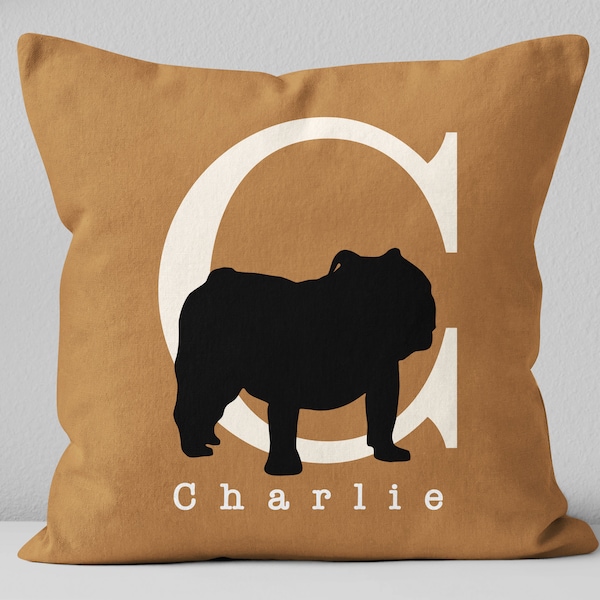 Bulldog Pillows - Etsy