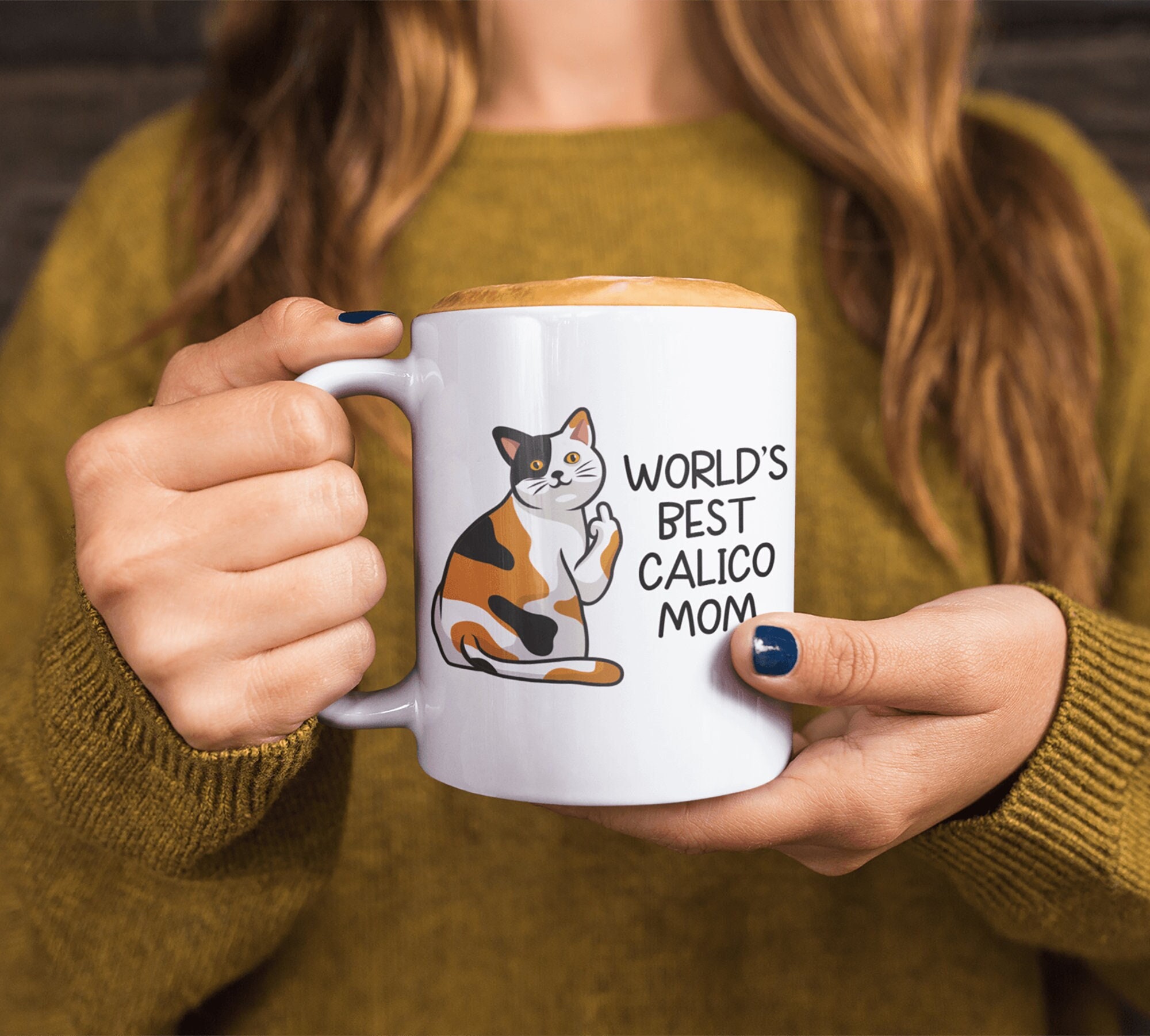 World's Best Calico Mom Coffee Mug / Calico Mom Gift / - Etsy