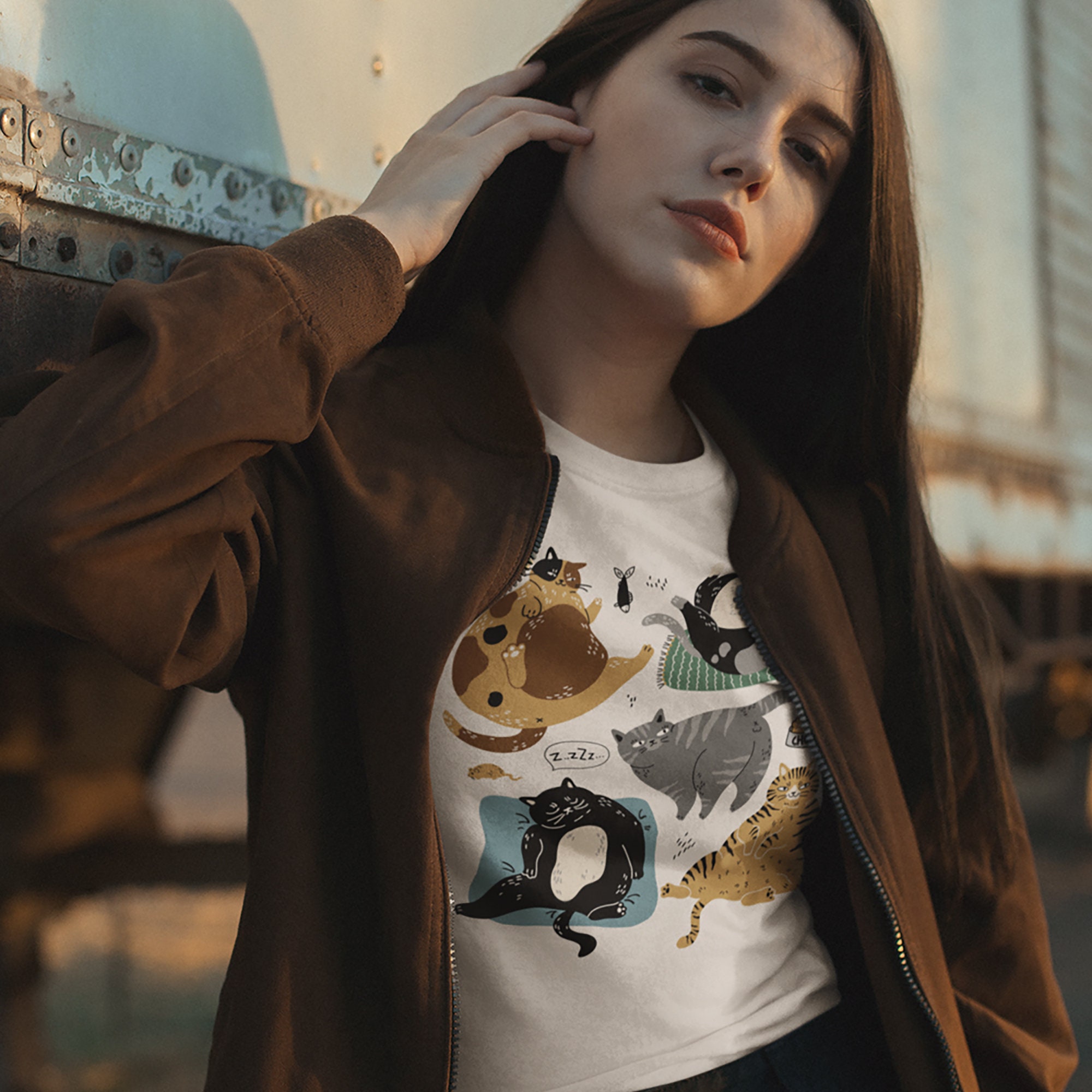 Chonk Cat Tshirt / Chonk Tee / Funny Cat Shirt / Cat Mom Gift / Cat Dad ...