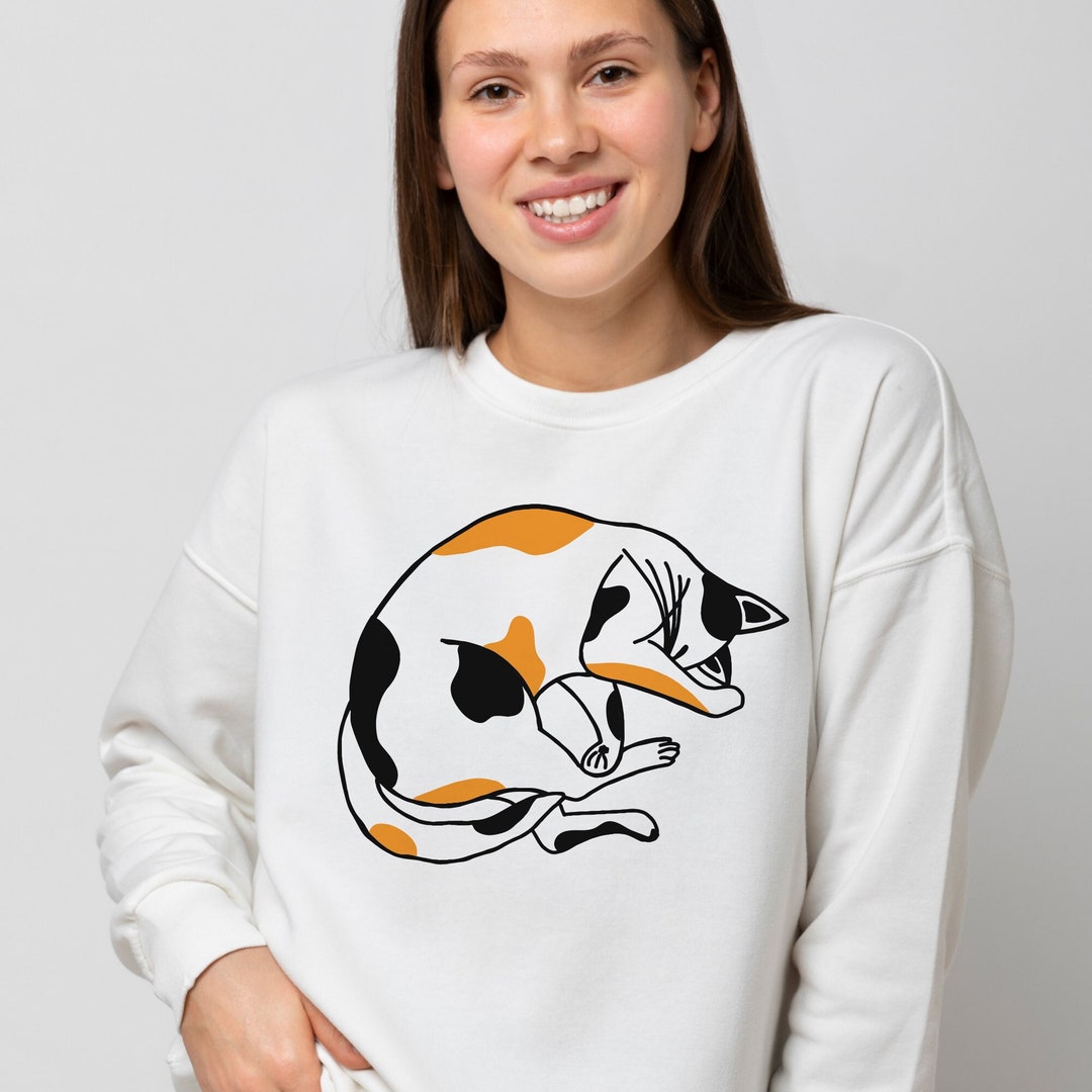 Calico Cat Sweatshirt / Calico Cat Mom Gift / Calico Lover - Etsy