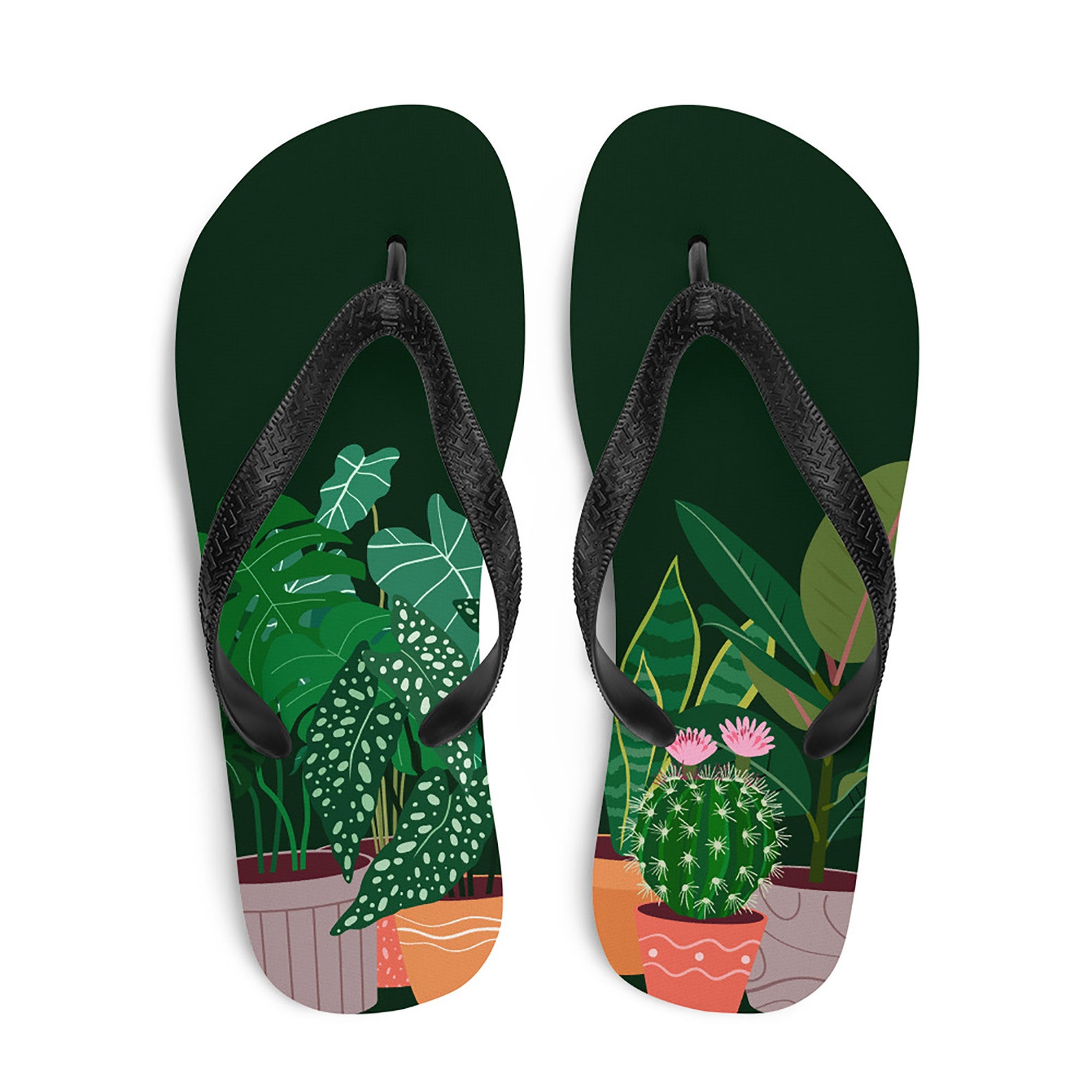 Plant Lover Flip Flops / Plant Mama Flip Flops / Plant Daddy Flip Flops ...