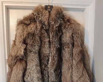 Silver Fox Fur Coat - Etsy
