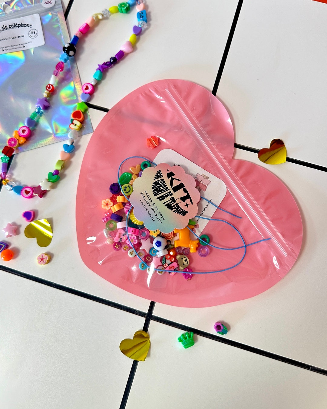 Personalized Phone Grigri Kit | Custom-made Phone Jewelry DIY Kit ...