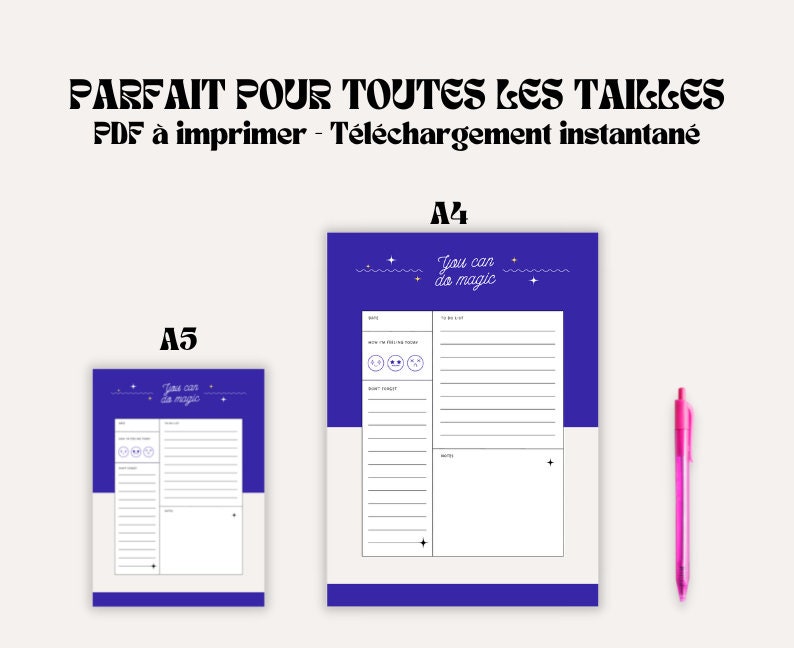 To do list à imprimer printable Liste organisation colorée - Etsy France