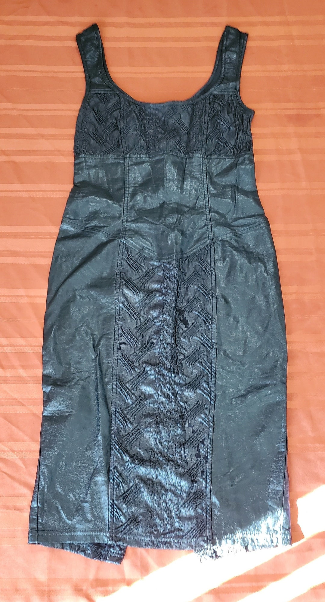 Lip Service ALIEN SKIN 2002 Rare Dress Sample PVC Black Y2K - Etsy