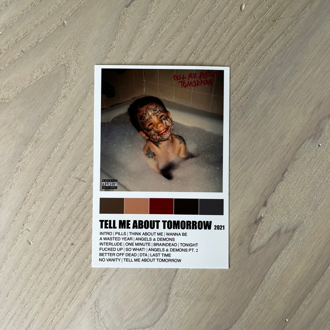 Tell Me About Tomorrow Album Print - Etsy