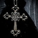 Silver Plated Cross of Dark Light, Key of Solomon - Etsy