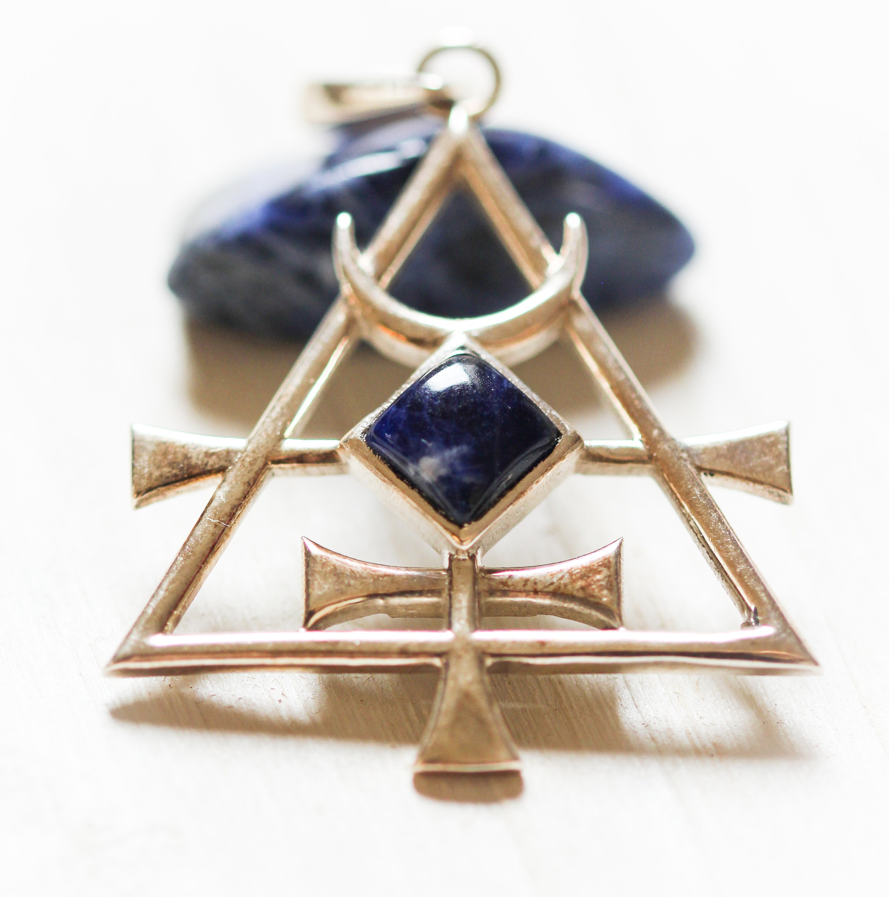 Mercurea - Mercury Talisman for Communication. Sodalite & Sterling ...