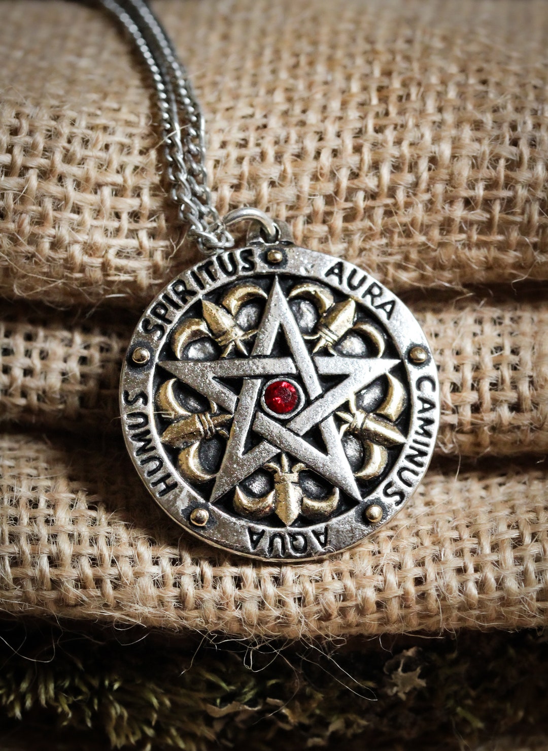 Sir Gawain's Glyph - Five Elements Pentacle, Pentagram, Magical ...
