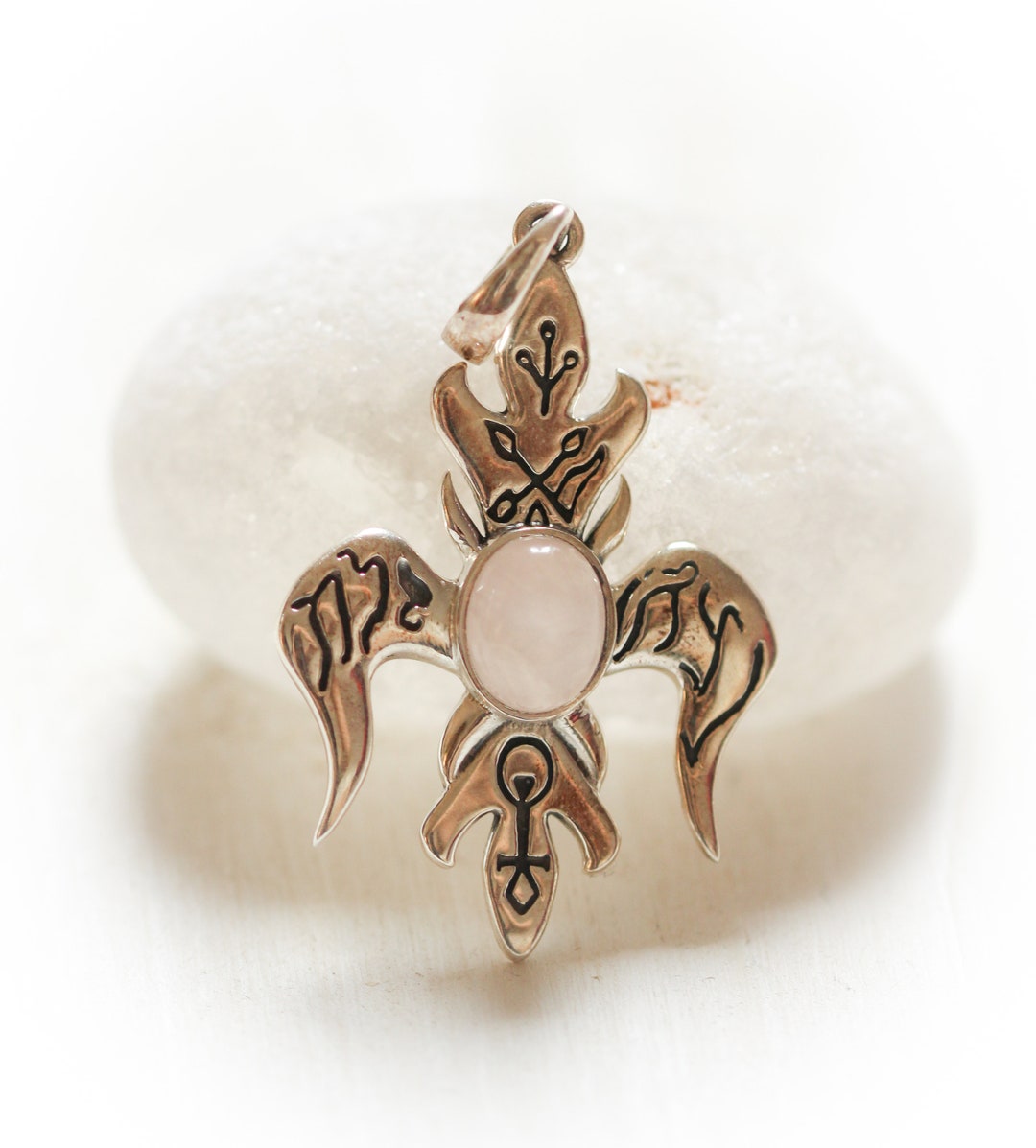 Fleur De Venus - Love Talisman. Sterling Silver & Rose Quartz - Etsy