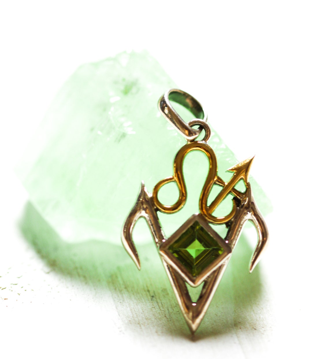 Liberia - Fire Talisman. Sterling Silver and Gold With Peridot. Fire ...