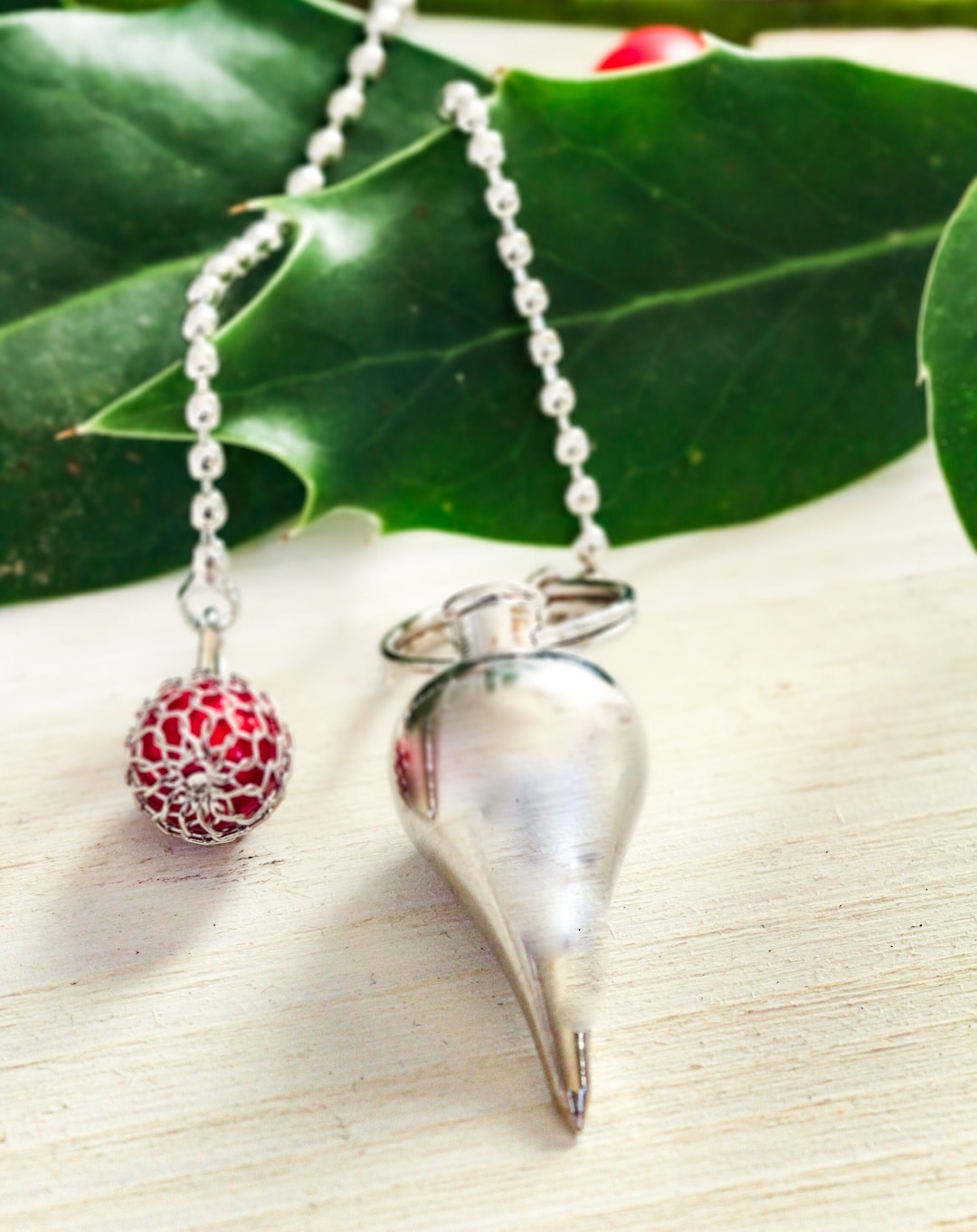 Love Pendulum, Silver Metal Dowsing Tool for Divination - Etsy UK