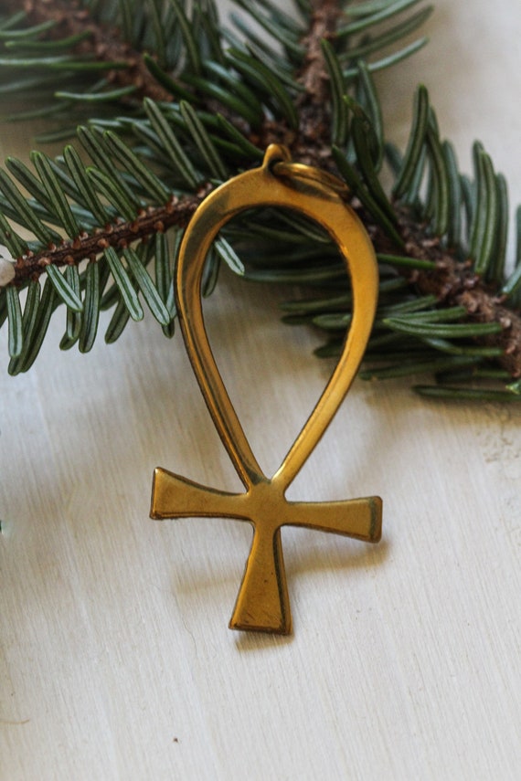 Golden Ankh, Ancient Egyptian talisman - Gem
