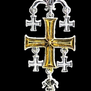 Jerusalem Cross - Knights Templar Medieval Talisman - Etsy