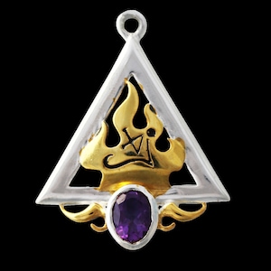 Cassiellum,sigil of Cassiel, Angel of Saturn. Sterling Silver Talisman ...