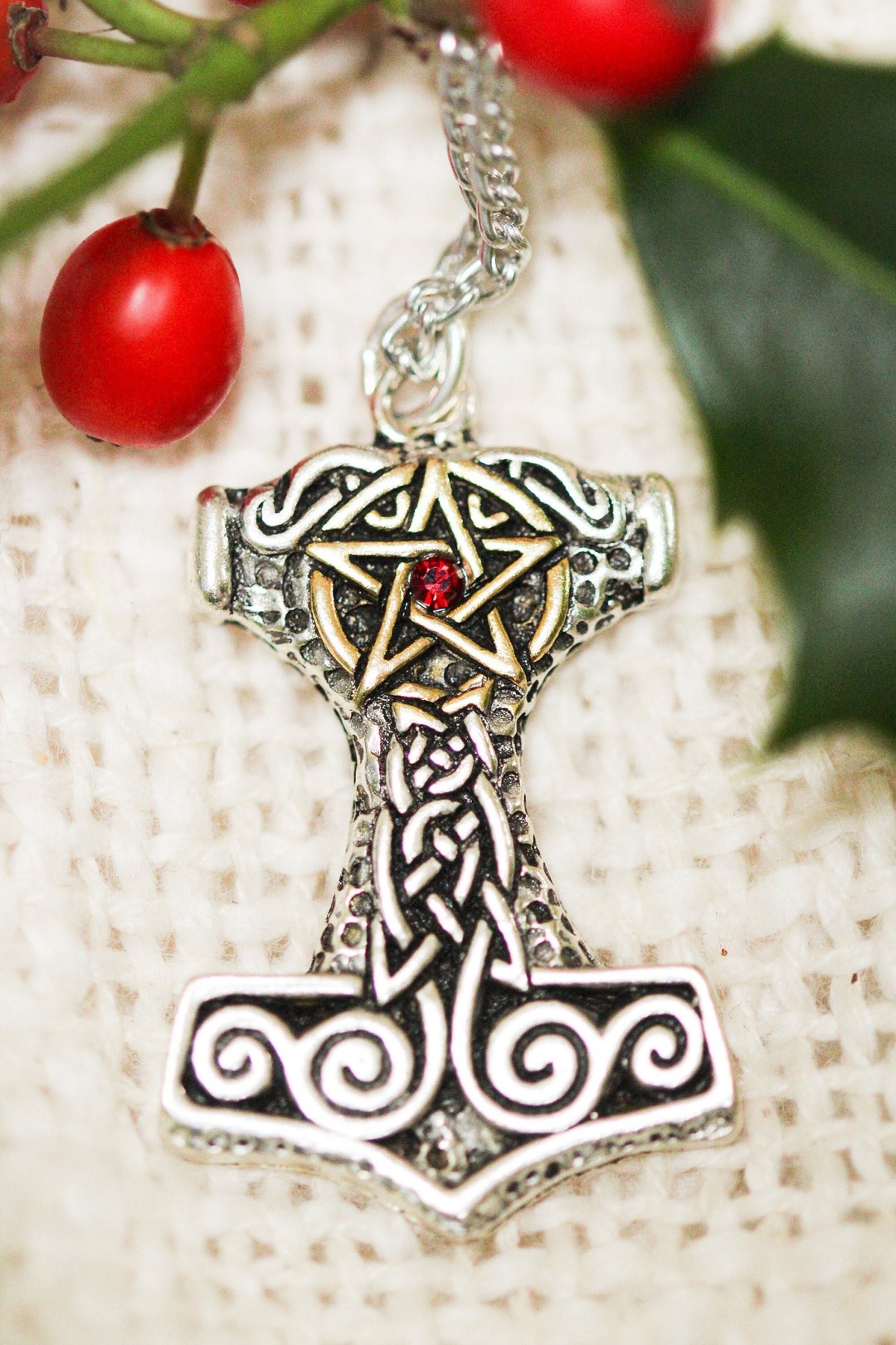 Thor's Hammer, Nordic Pagan Talisman for Strength - Etsy