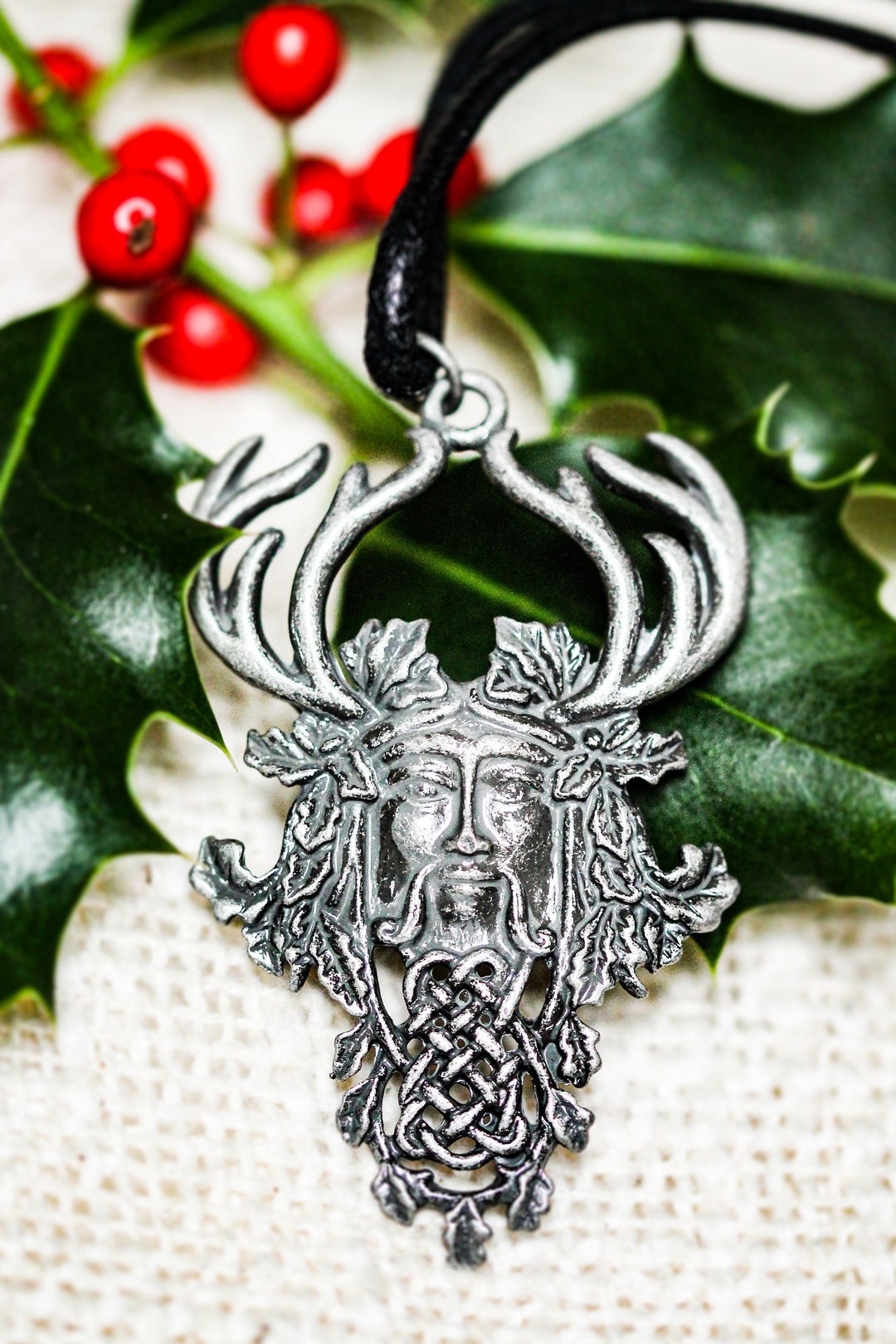Herne the Hunter, Pagan Celtic God Pendant - Etsy