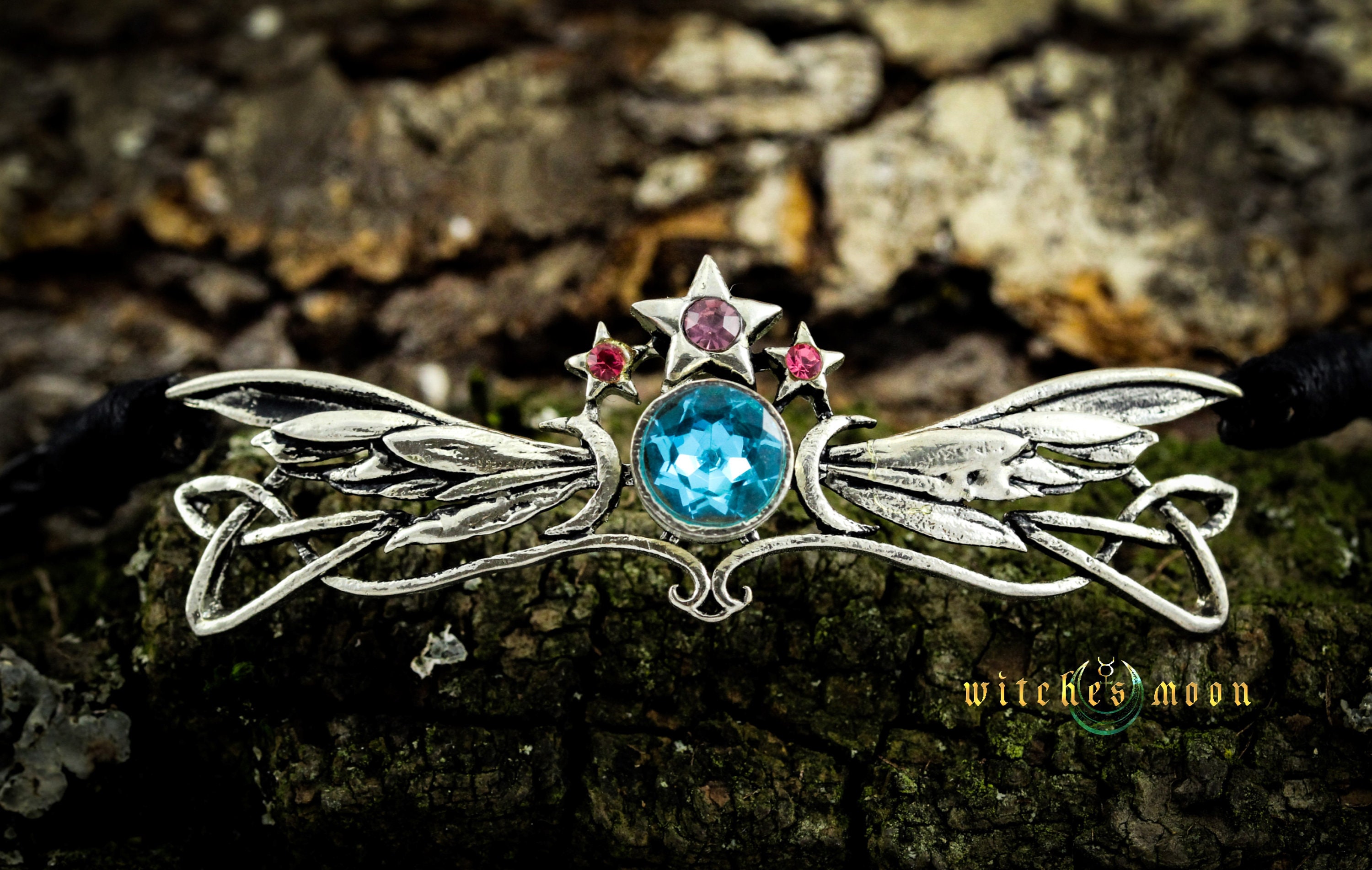 Lady of the Moon tiara. Pagan Wiccan headwear headdress | Etsy