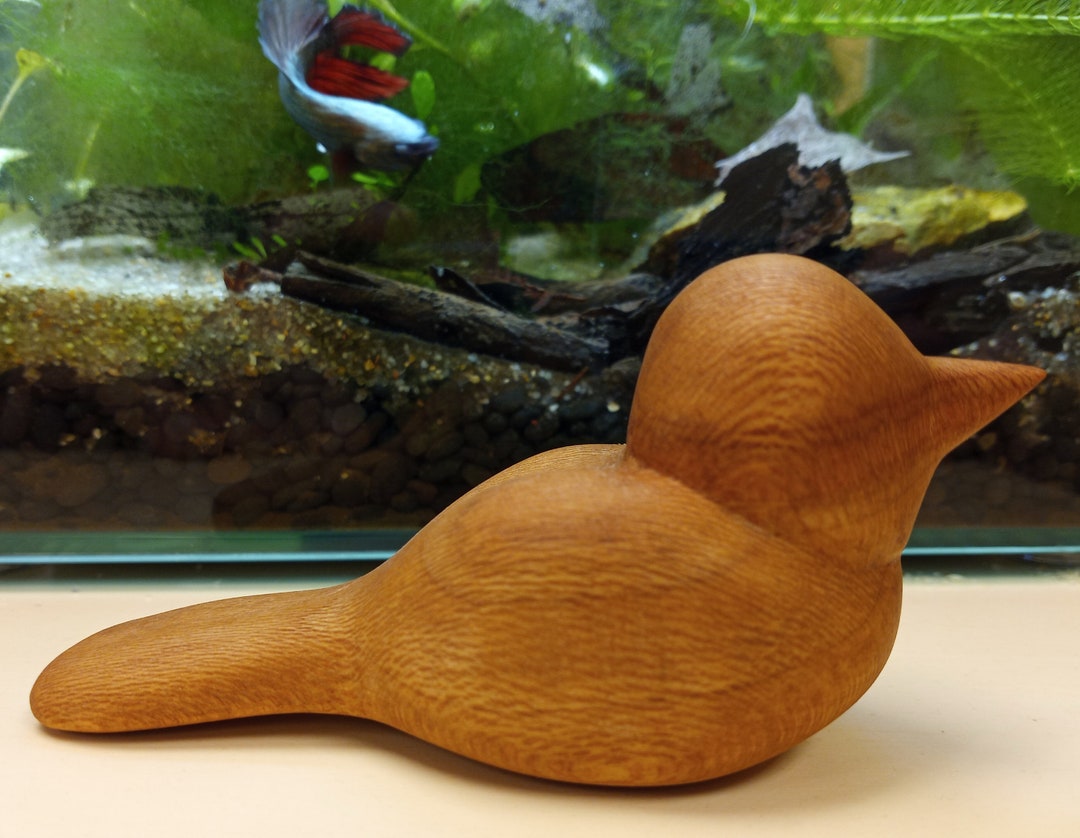 Carved Wooden Comfort Bird - Etsy