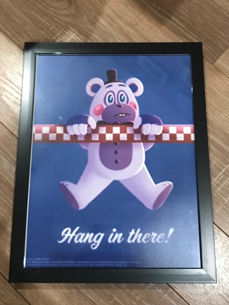 Hang in There Helpy Five Nights at Freddys Security Breach Framed ...