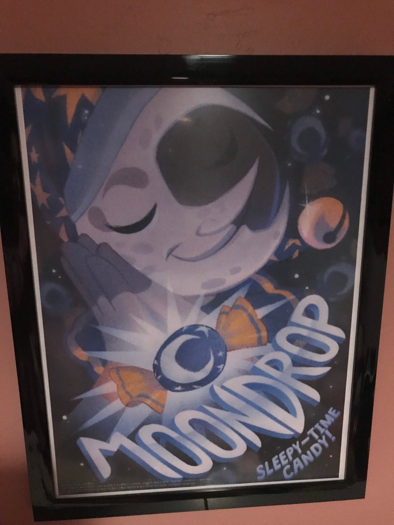 Sunnydrop and Moondrop Framed Pictures - Etsy