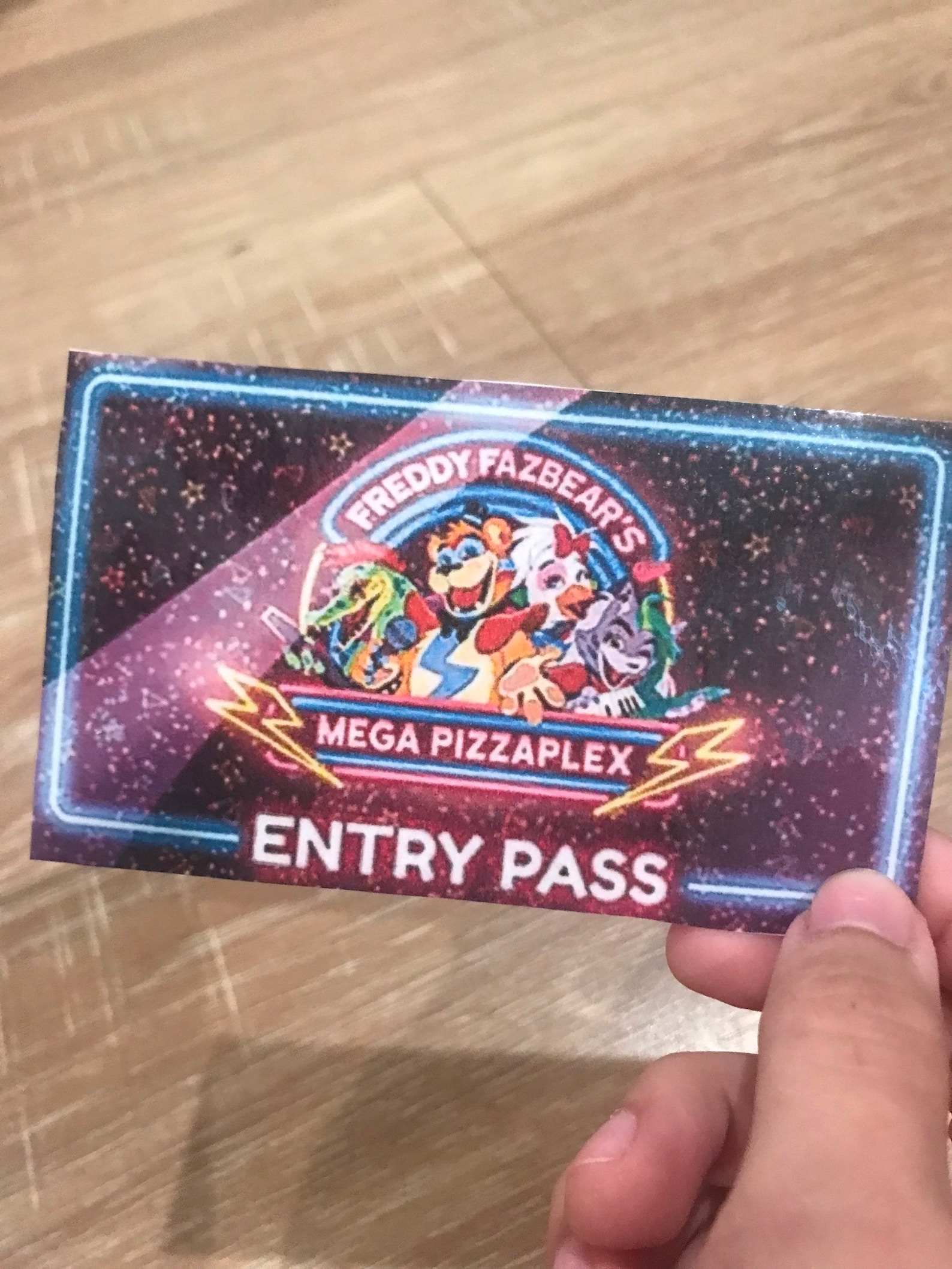 Mega Pizzaplex Entry Pass (fnaf Security Breach) - Etsy UK