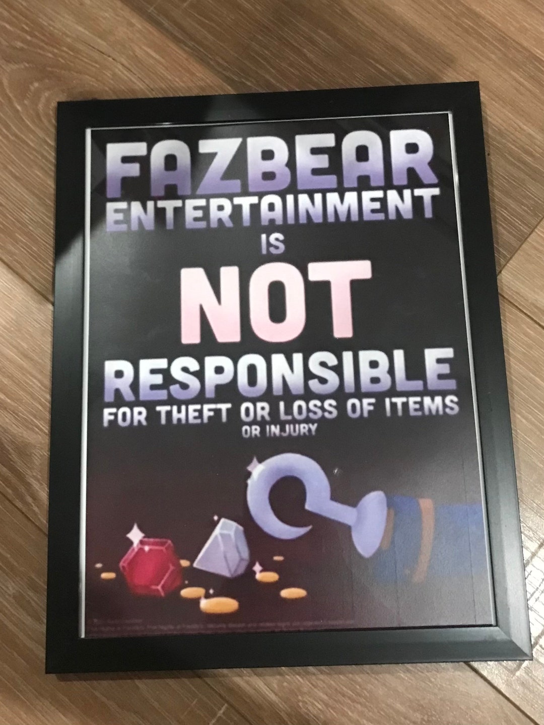Fazbear Entertainment is Not Responsible Five Nights at Freddy’s ...