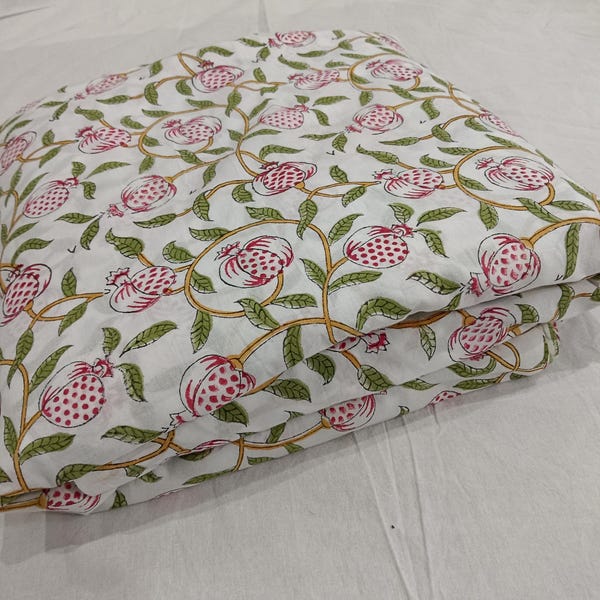 Block Print Fabric - Etsy UK