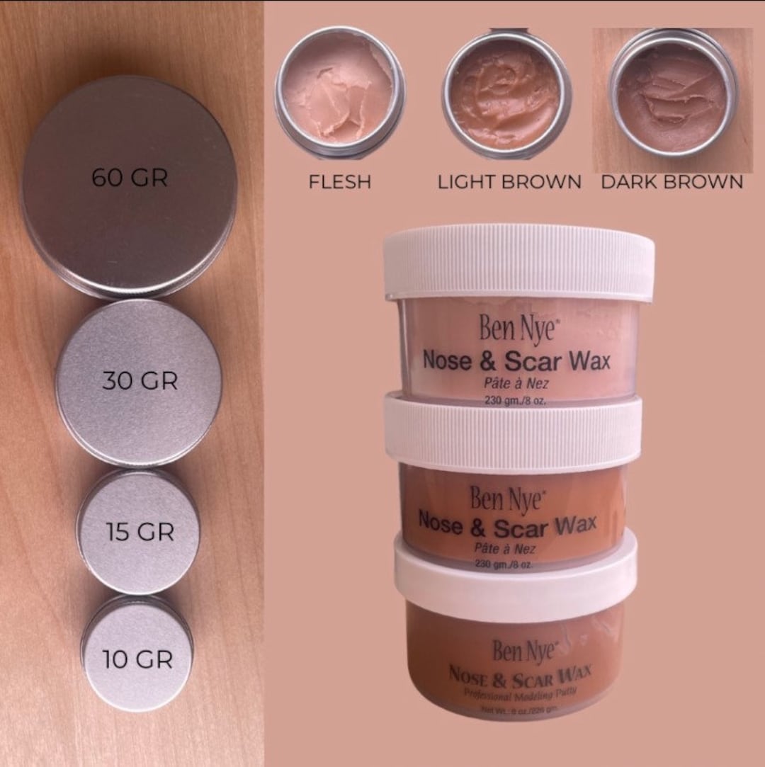 Ben Nye Nose and Scar Wax FX Makeup for Pro & Beginner Desired Fx - Etsy