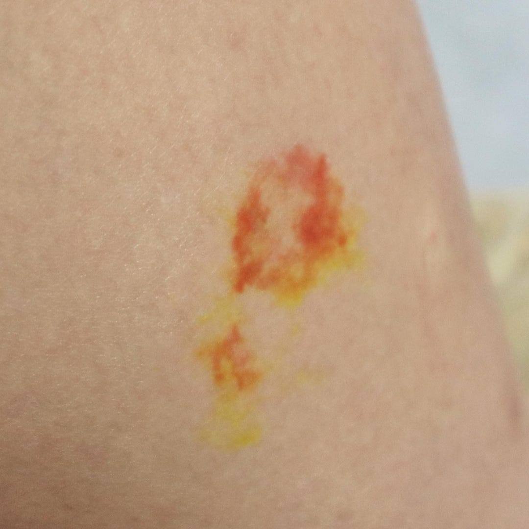 Realistic Old Bruise Temporary Tattoo: SFX Halloween Costume Accessory ...