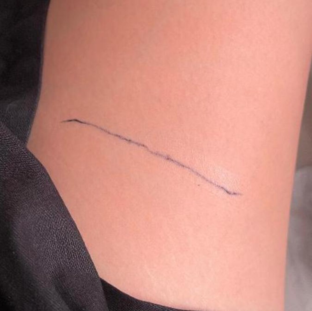 Poisoned Cut Temporary Tattoo | Realistic Fake Infected Wound for ...