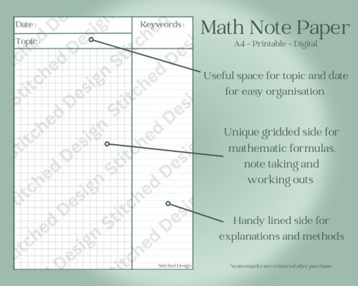 Maths Study Pack, Maths Revision, Study, Revision Planner, Flashcards ...