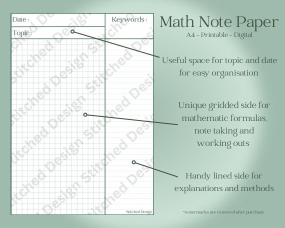Maths Study Pack, Maths Revision, Study, Revision Planner, Flashcards ...