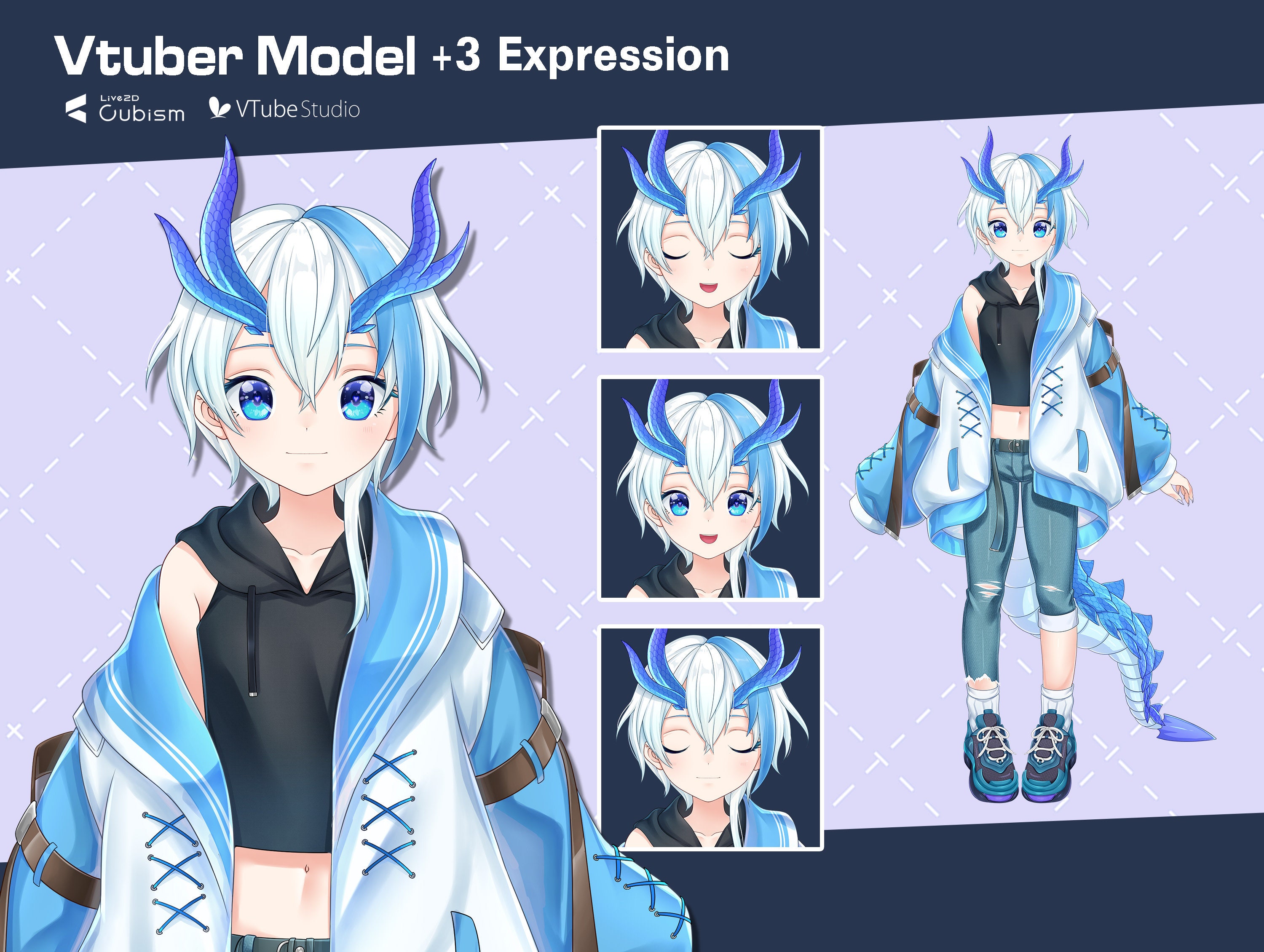 Modelo Vtuber LIVE2D personalizado / Comisión Vtuber / modelo - Etsy México