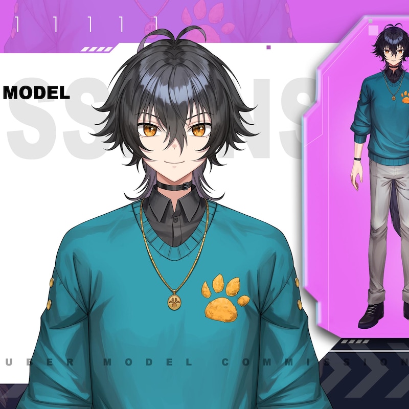 Vtuber Studio Models Men - Etsy