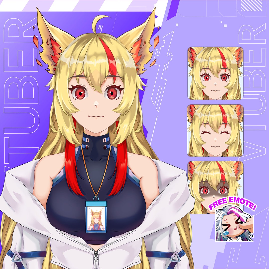 Vtuber Model Custom Vtuber Model Vtuber Male or Female Vtuber Design ...