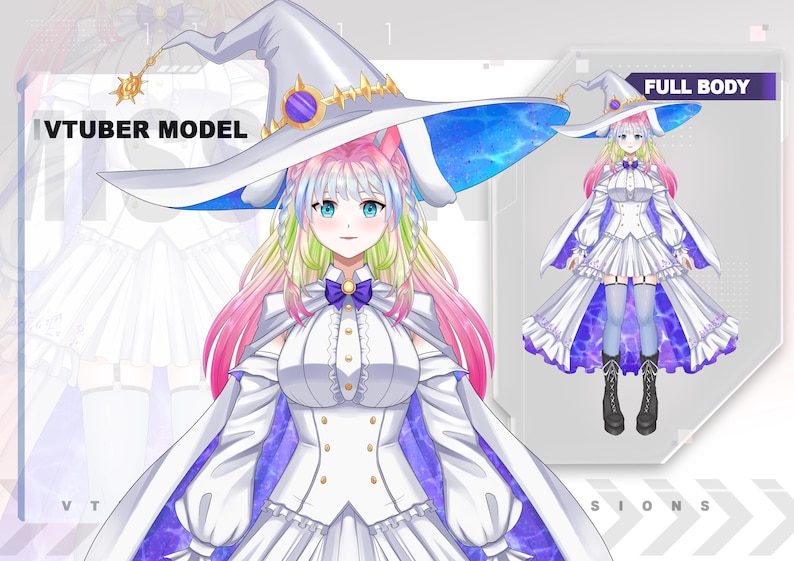 Custom Live2d Vtuber Model Commission | Anime Art, Rigging, Pngtuber ...