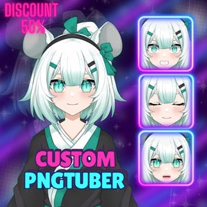 Custom Pngtuber Pngtuber Character Pngtuber Design Pngtuber Live2d ...